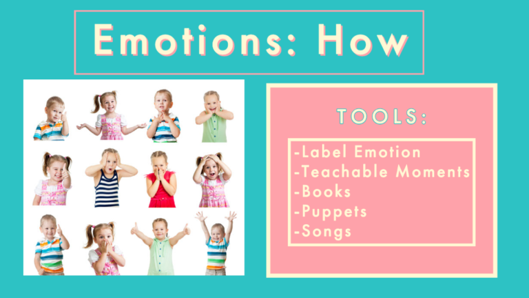 Teaching Emotions To Toddlers - Teaching the TOT Flock