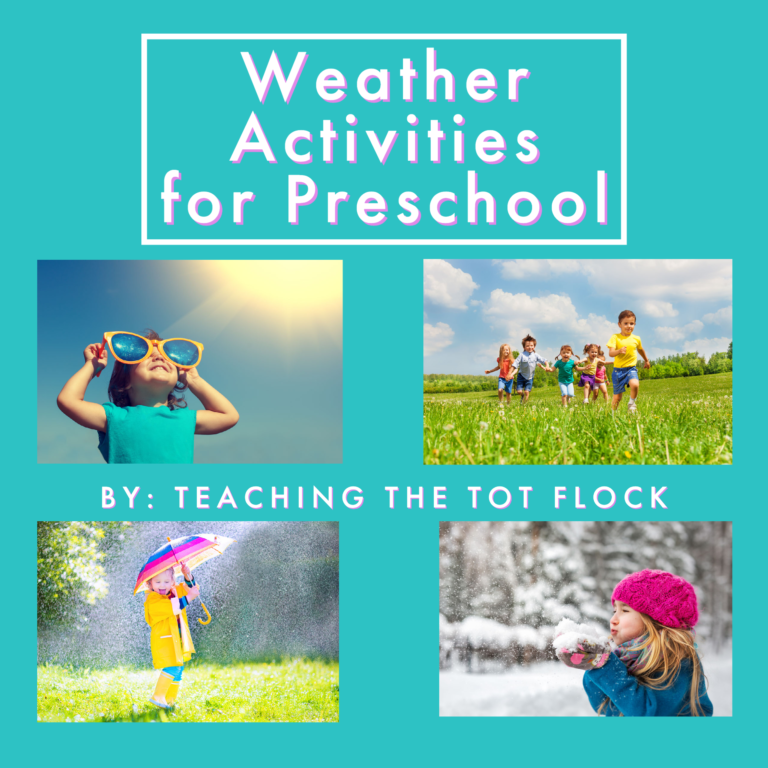 Weather Activities For Preschool - Teaching the TOT Flock