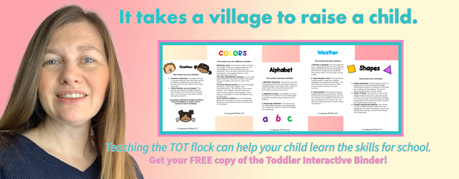 Teacher Tips for Parents - Teaching the TOT Flock