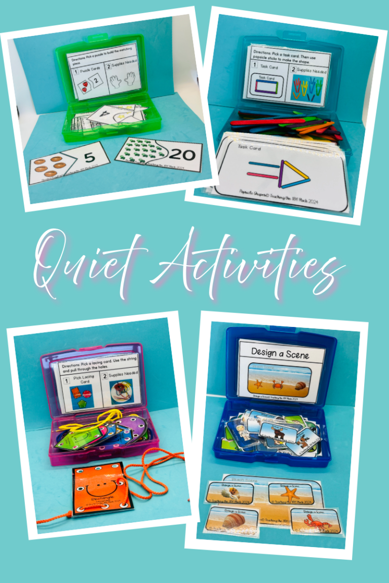Quiet Time Activities - Teaching the TOT Flock